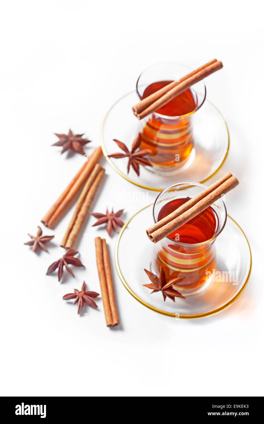 Herbal infusion in tea Cut Out Stock Images & Pictures - Alamy