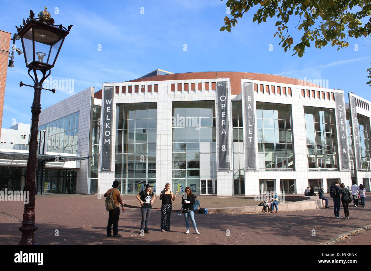 The Stopera building in Amsterdam, Netherlands, housing both the city ...