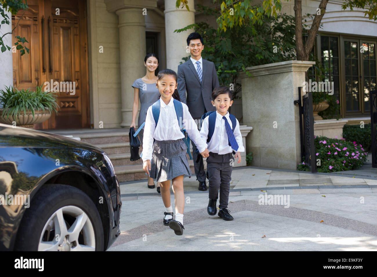 Brother and sister school uniform hi-res stock photography and images ...