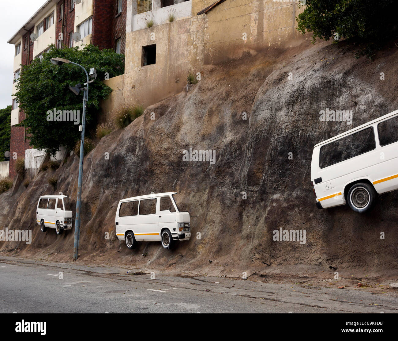 Route 67 in Port Elizabeth has some interesting art pieces like these ...