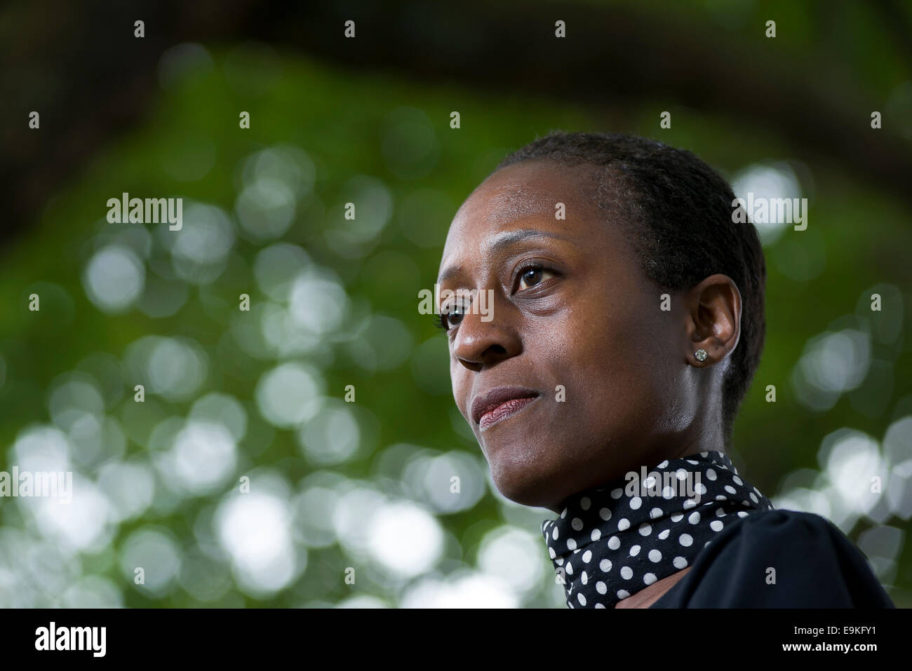 British poet and performer Patience Agbabi appears at the Edinburgh ...