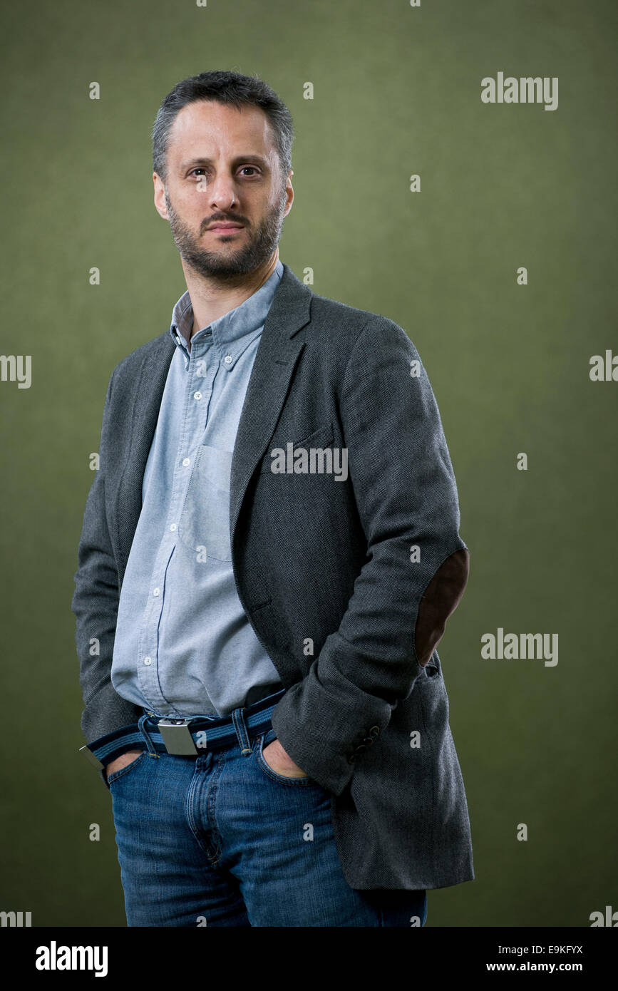 British novelist and poet Adam Foulds appears at the Edinburgh ...