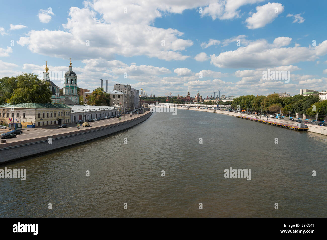 The Moskva River in Russian capital Stock Photo - Alamy