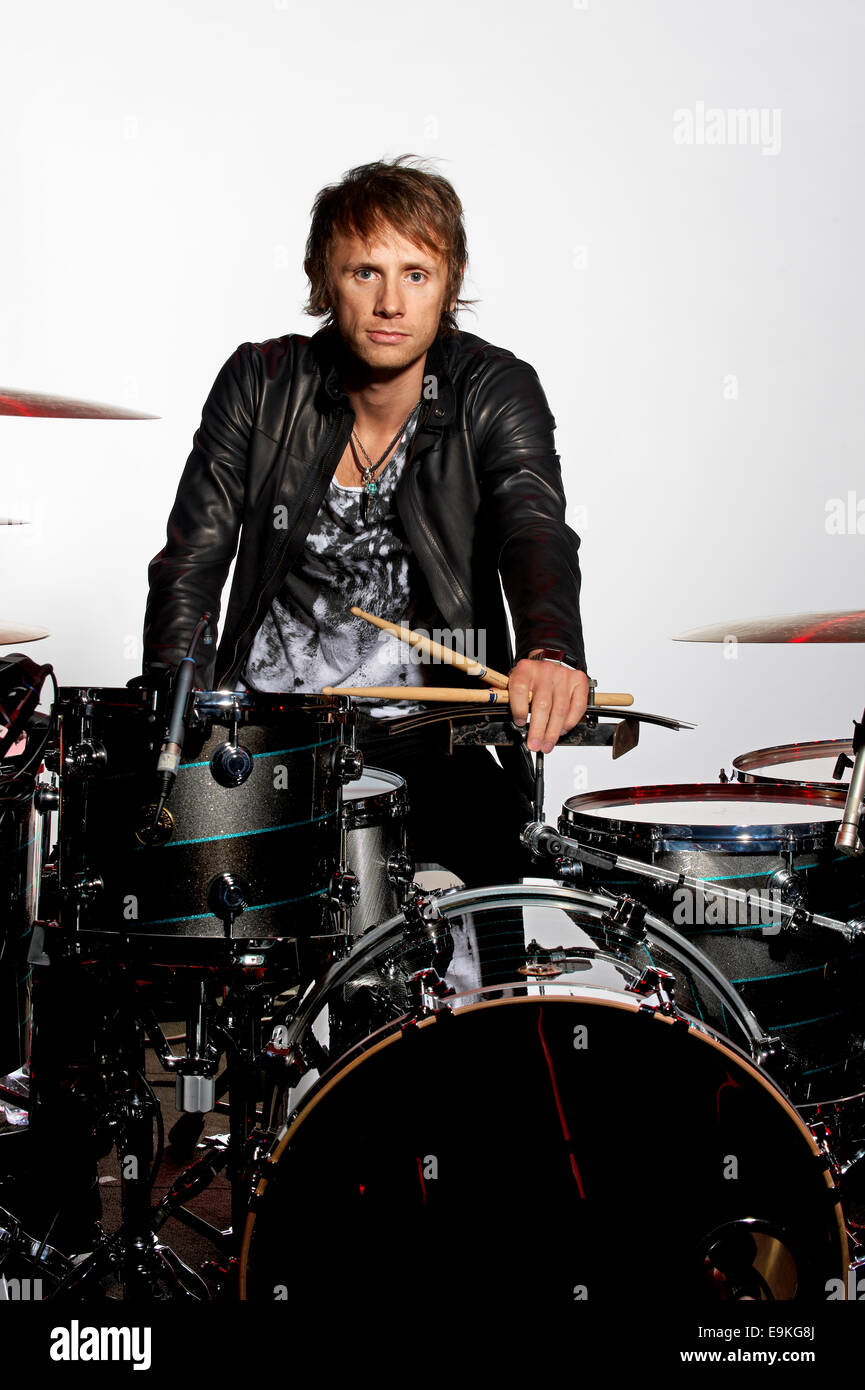 Drummer, Dom Howard of Muse Stock Photo - Alamy