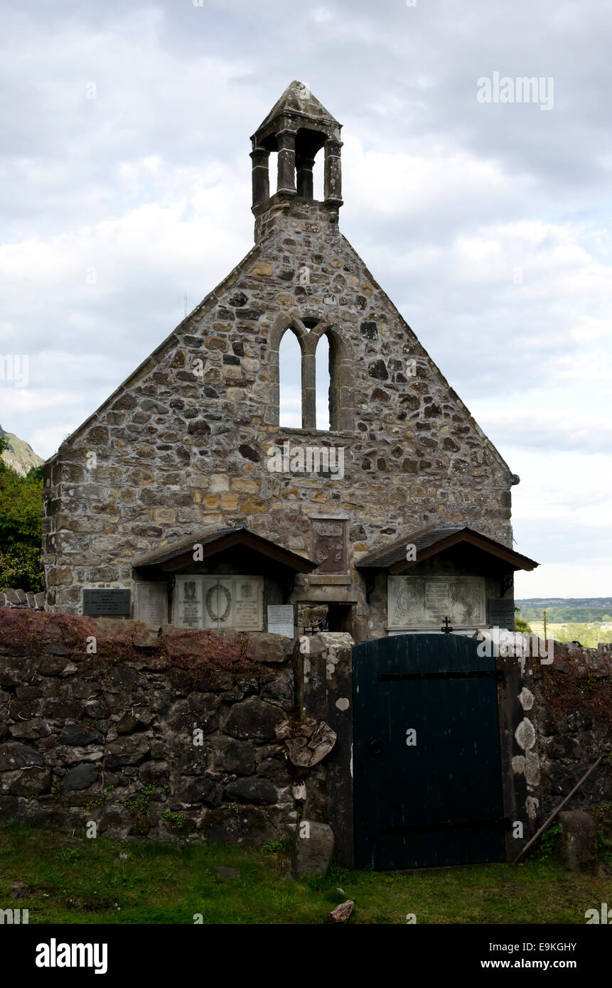 The remains of Old Logie Kirk and Graveyard near Stirling in Central ...