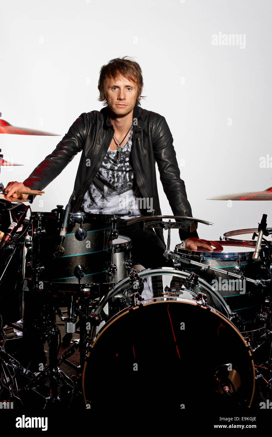 Drummer, Dom Howard of Muse Stock Photo - Alamy