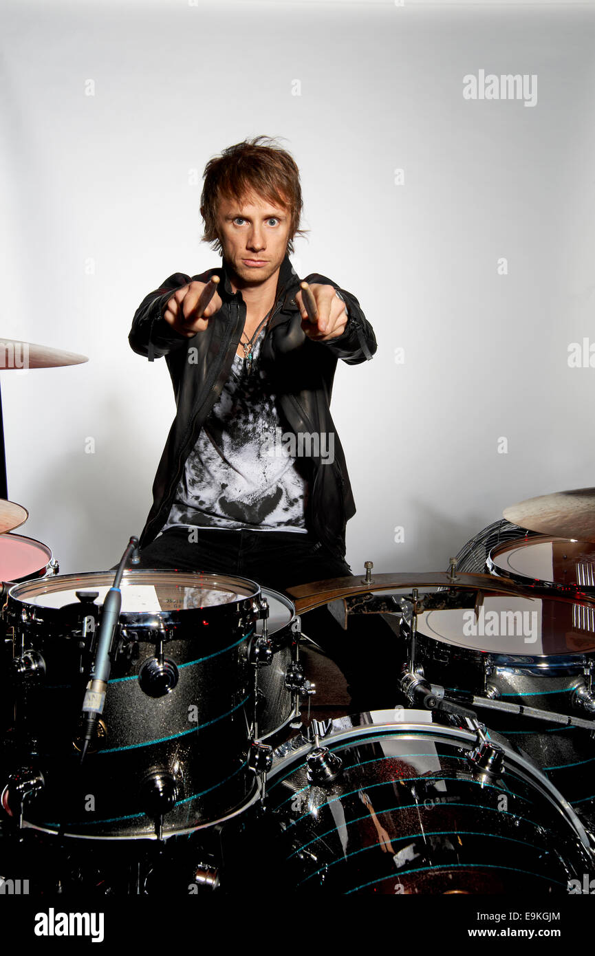 Drummer, Dom Howard of Muse Stock Photo - Alamy
