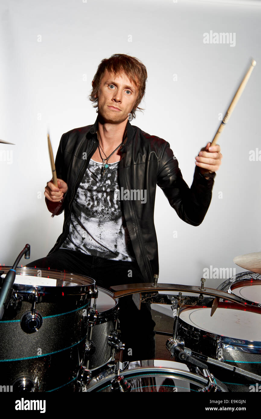 Drummer, Dom Howard of Muse Stock Photo - Alamy