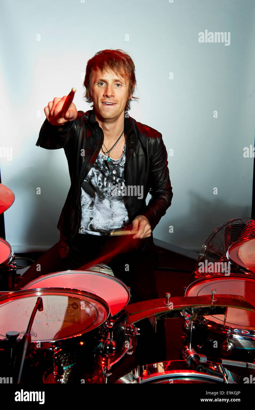 Drummer, Dom Howard of Muse Stock Photo - Alamy