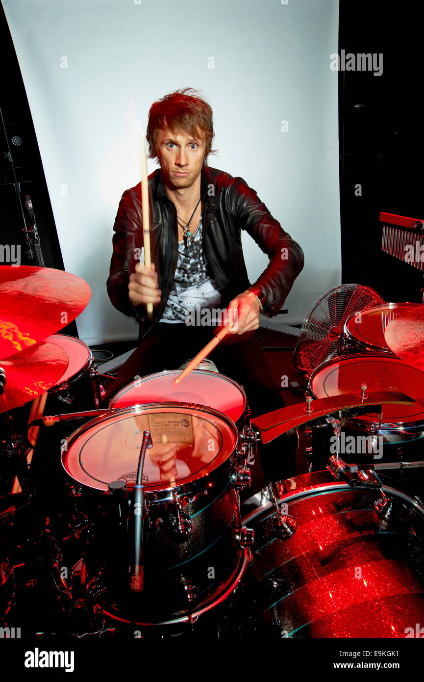 Drummer, Dom Howard of Muse Stock Photo - Alamy