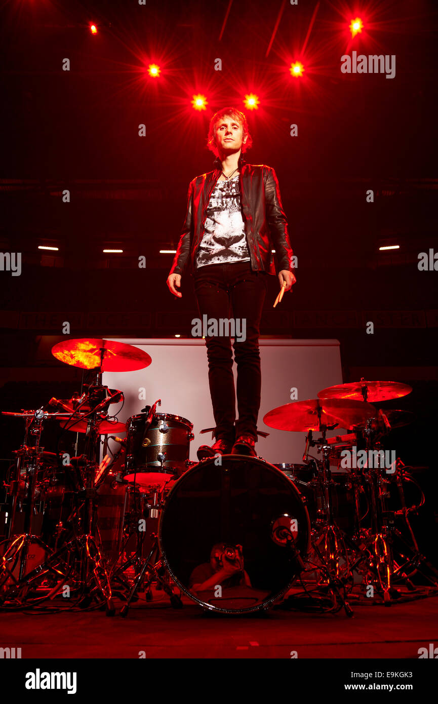 Drummer, Dom Howard of Muse Stock Photo - Alamy