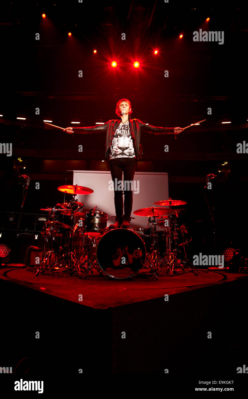 Drummer, Dom Howard of Muse Stock Photo - Alamy