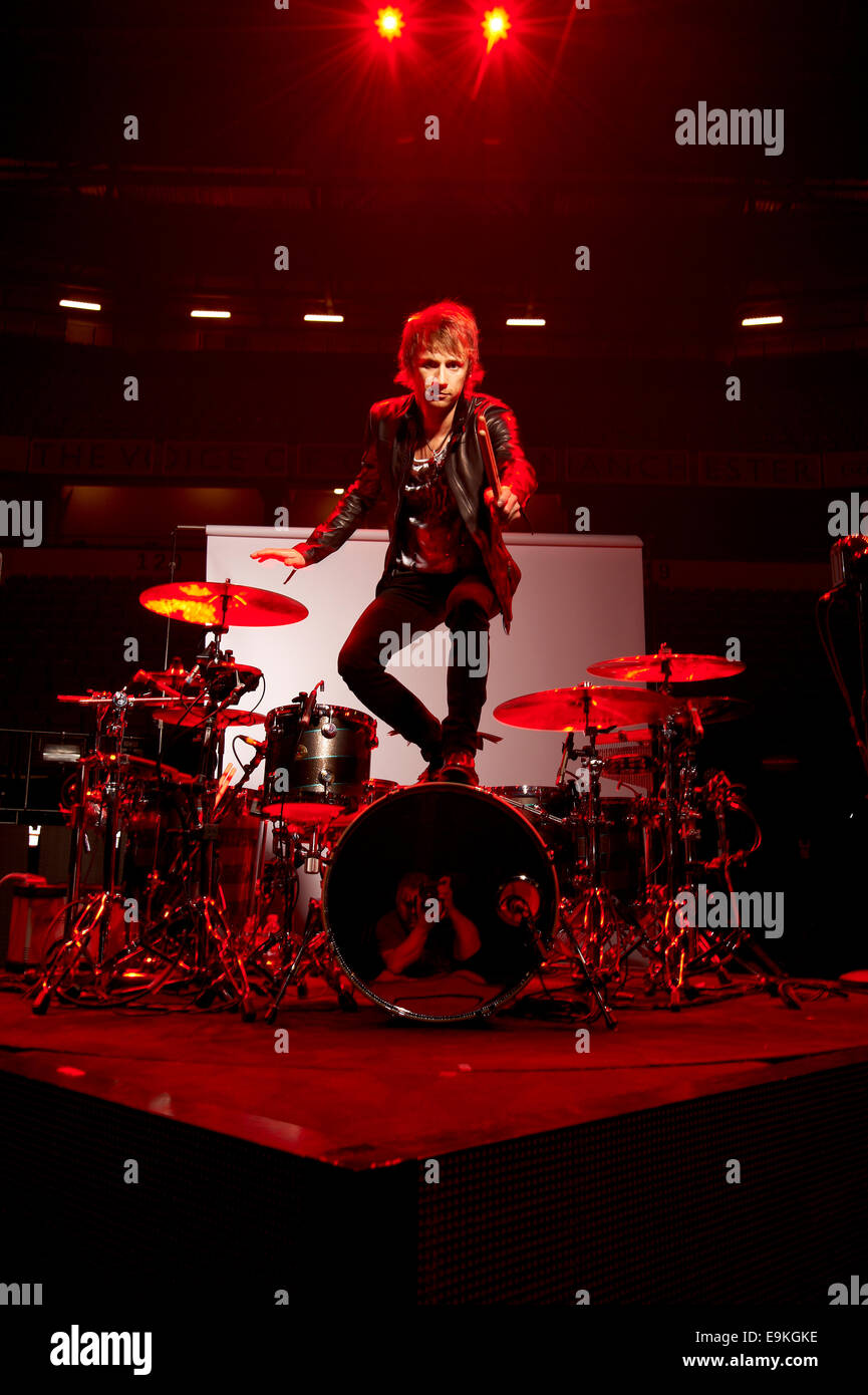 Drummer, Dom Howard of Muse Stock Photo - Alamy