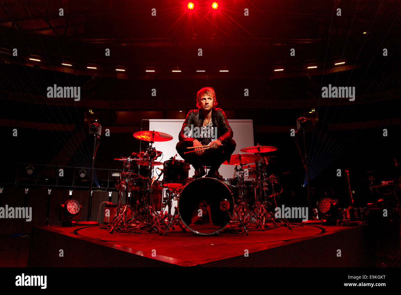 Drummer, Dom Howard of Muse Stock Photo - Alamy