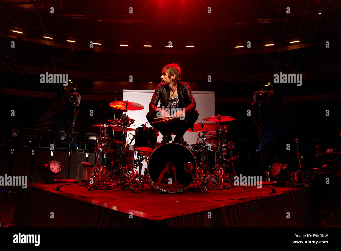 Drummer, Dom Howard of Muse Stock Photo - Alamy