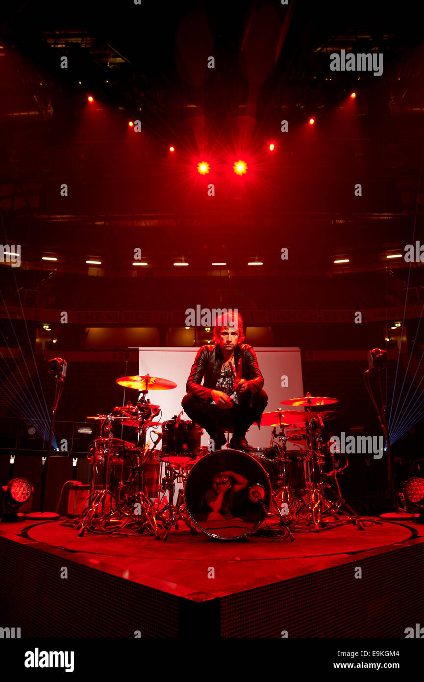 Drummer, Dom Howard of Muse Stock Photo - Alamy