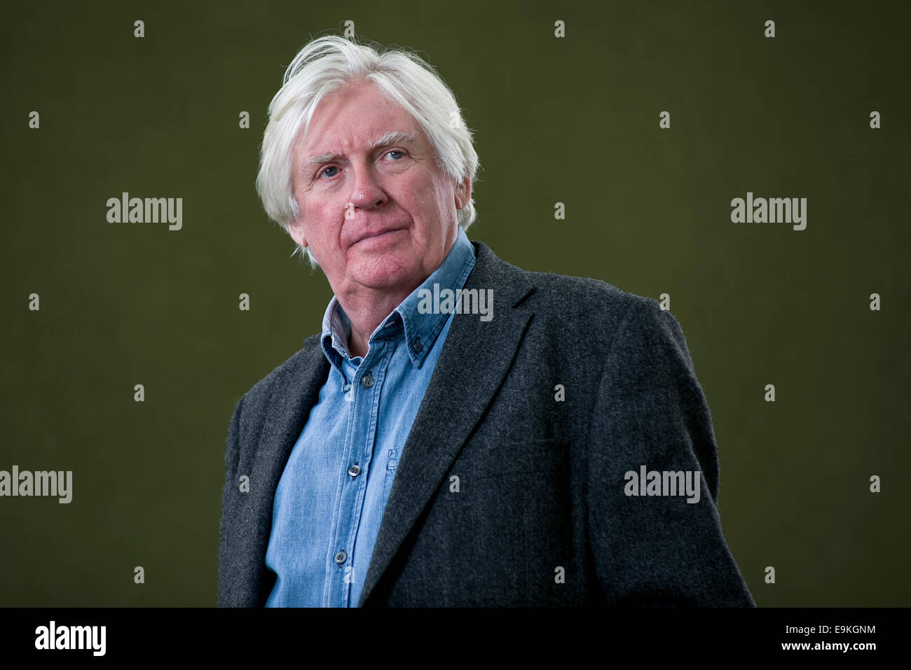 English poet and TV scriptwriter David Harsent appears at the Edinburgh ...