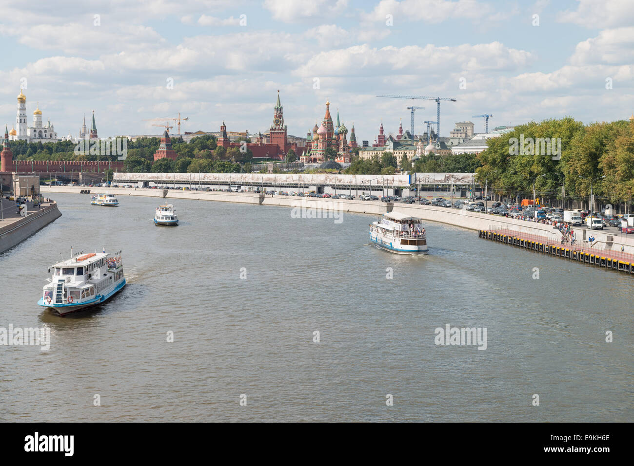 The Moskva River in Russian capital Stock Photo - Alamy