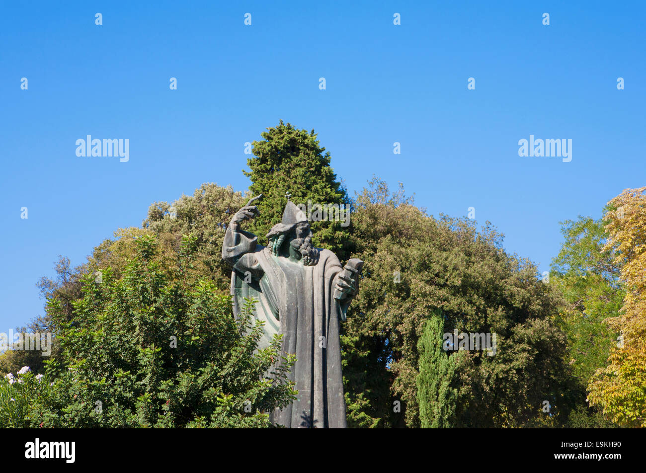 SPLIT AND THE GRGUR STATUE Stock Photo - Alamy