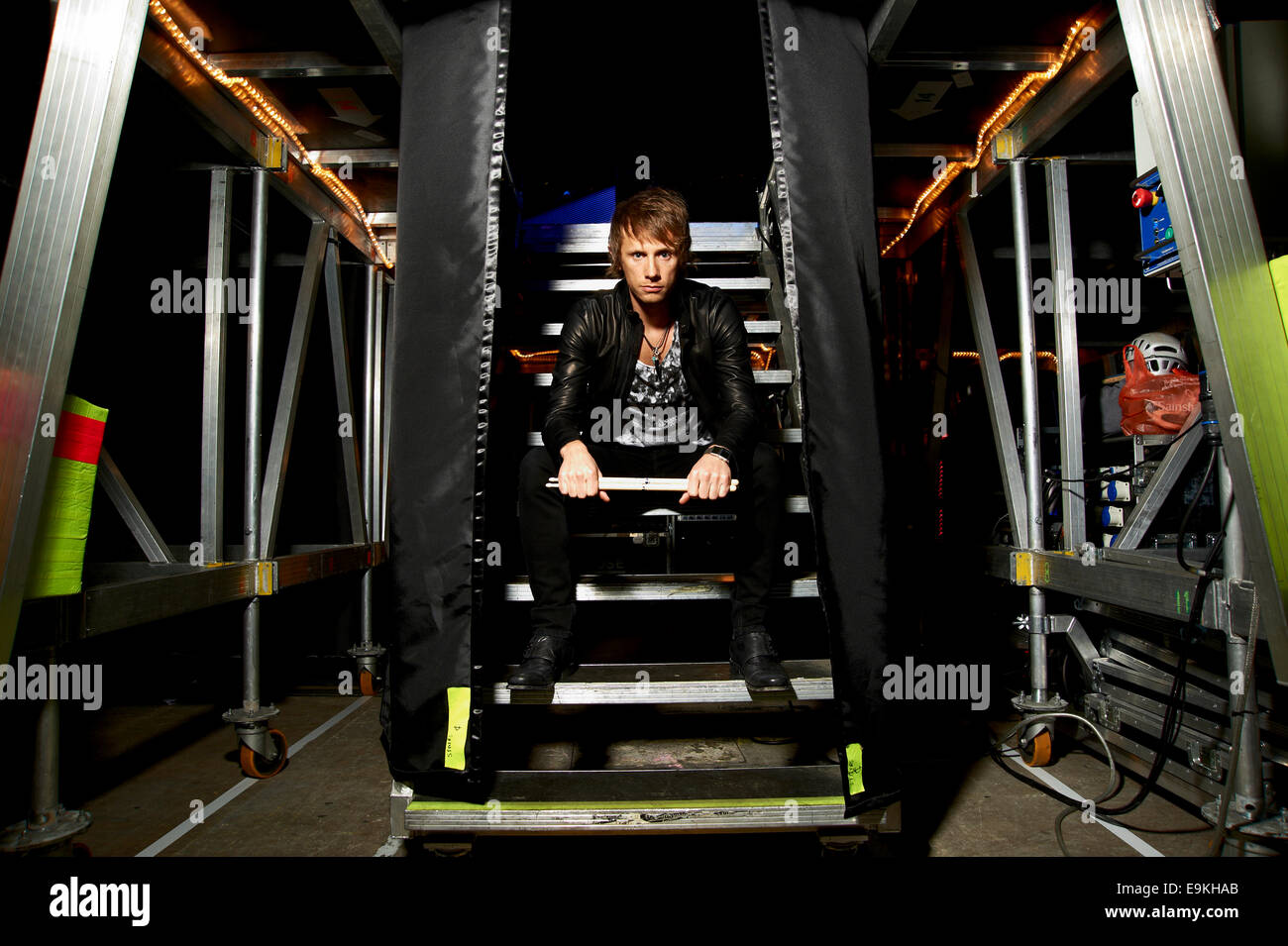 Drummer, Dom Howard of Muse Stock Photo - Alamy