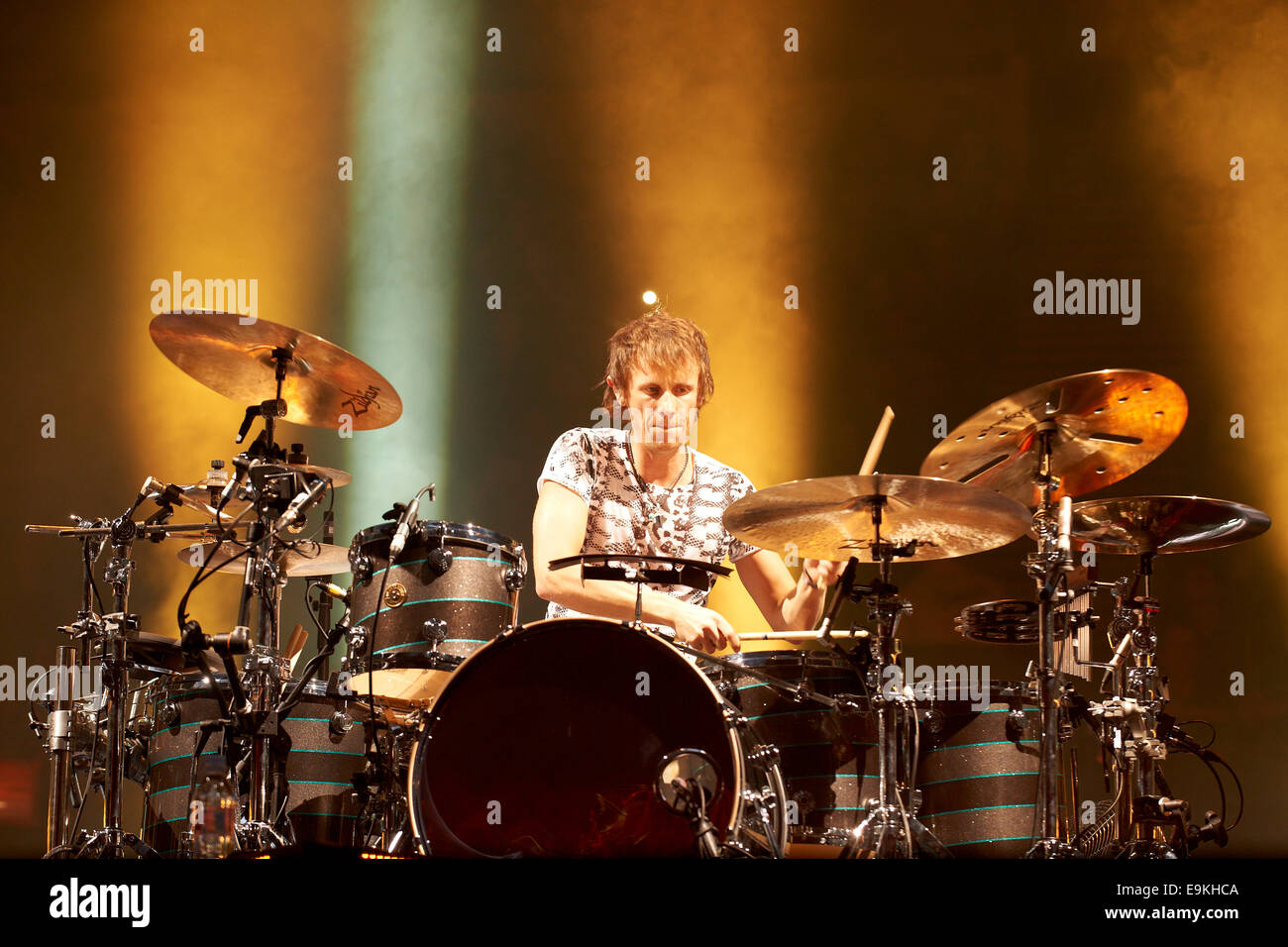 Drummer, Dom Howard of Muse Stock Photo - Alamy