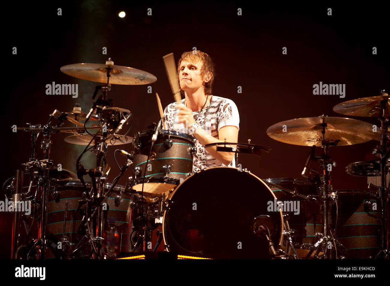 Drummer, Dom Howard of Muse Stock Photo - Alamy