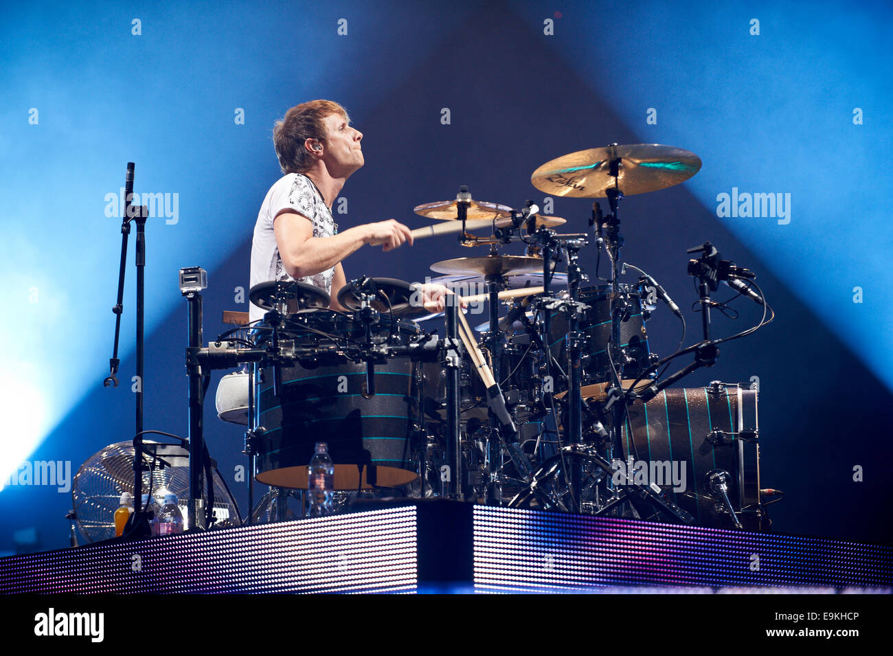 Drummer, Dom Howard of Muse Stock Photo - Alamy