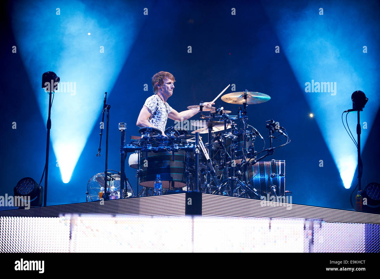 Drummer, Dom Howard of Muse Stock Photo - Alamy