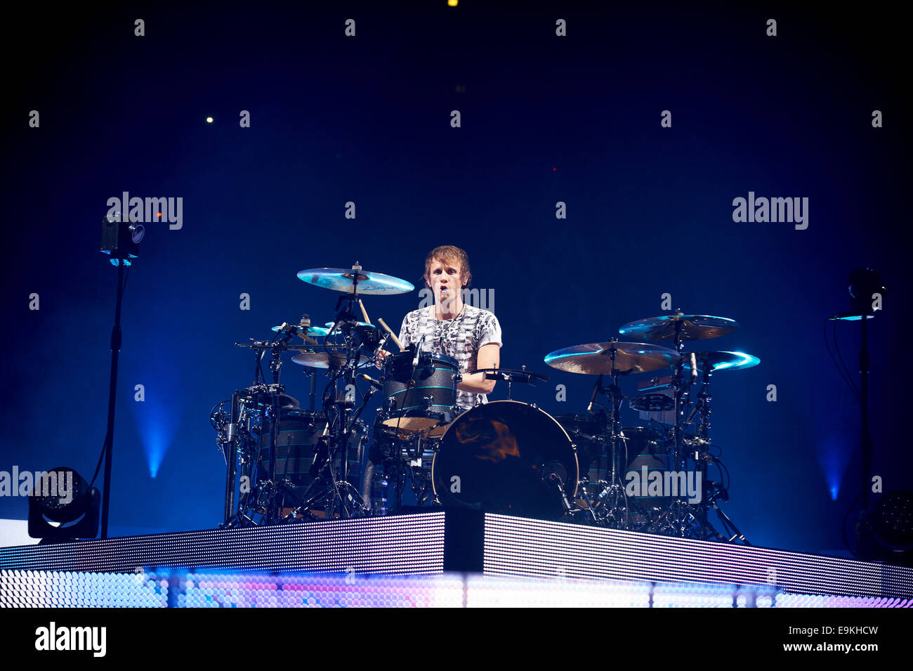 Drummer, Dom Howard of Muse Stock Photo - Alamy