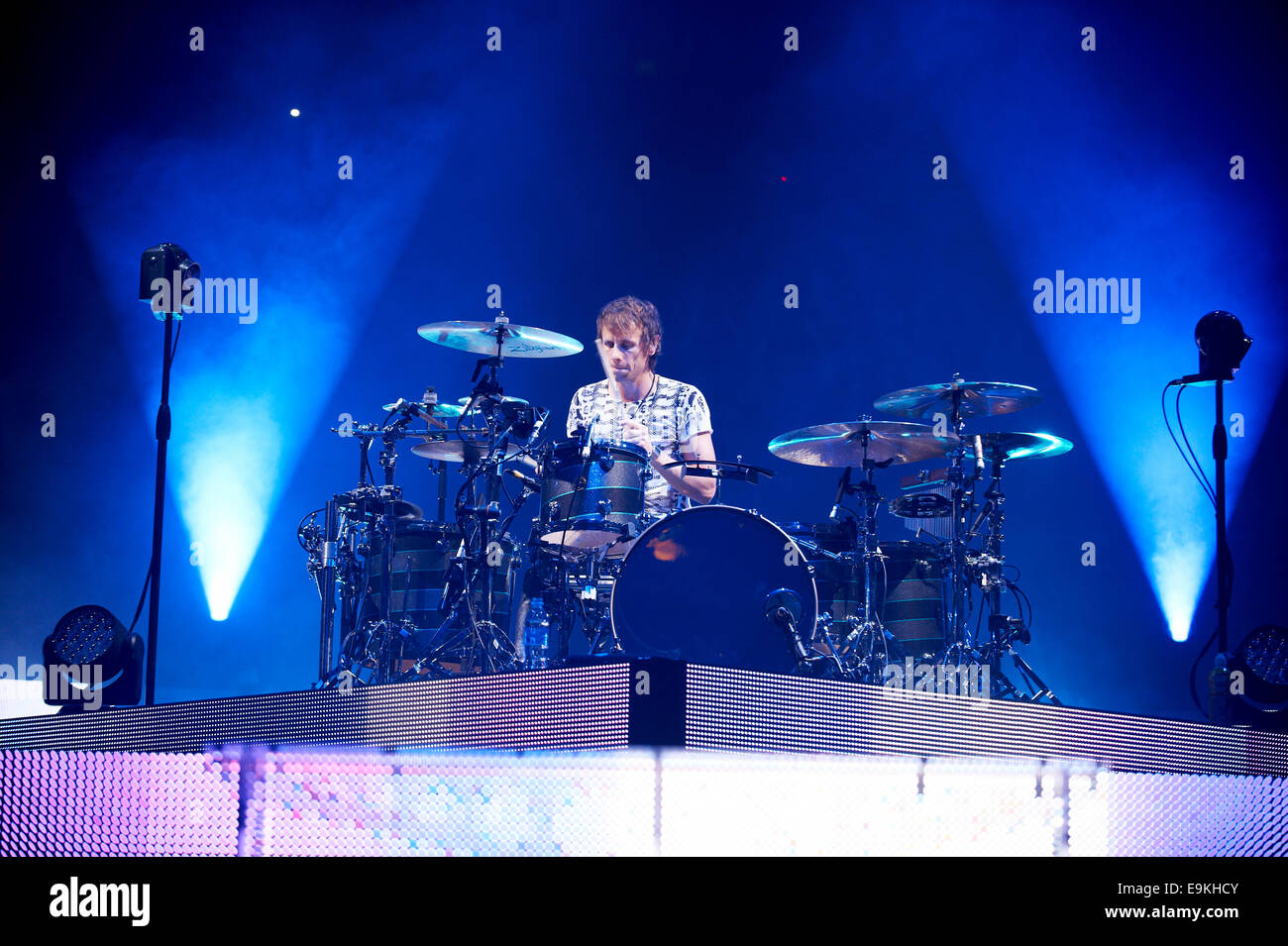 Drummer, Dom Howard of Muse Stock Photo - Alamy
