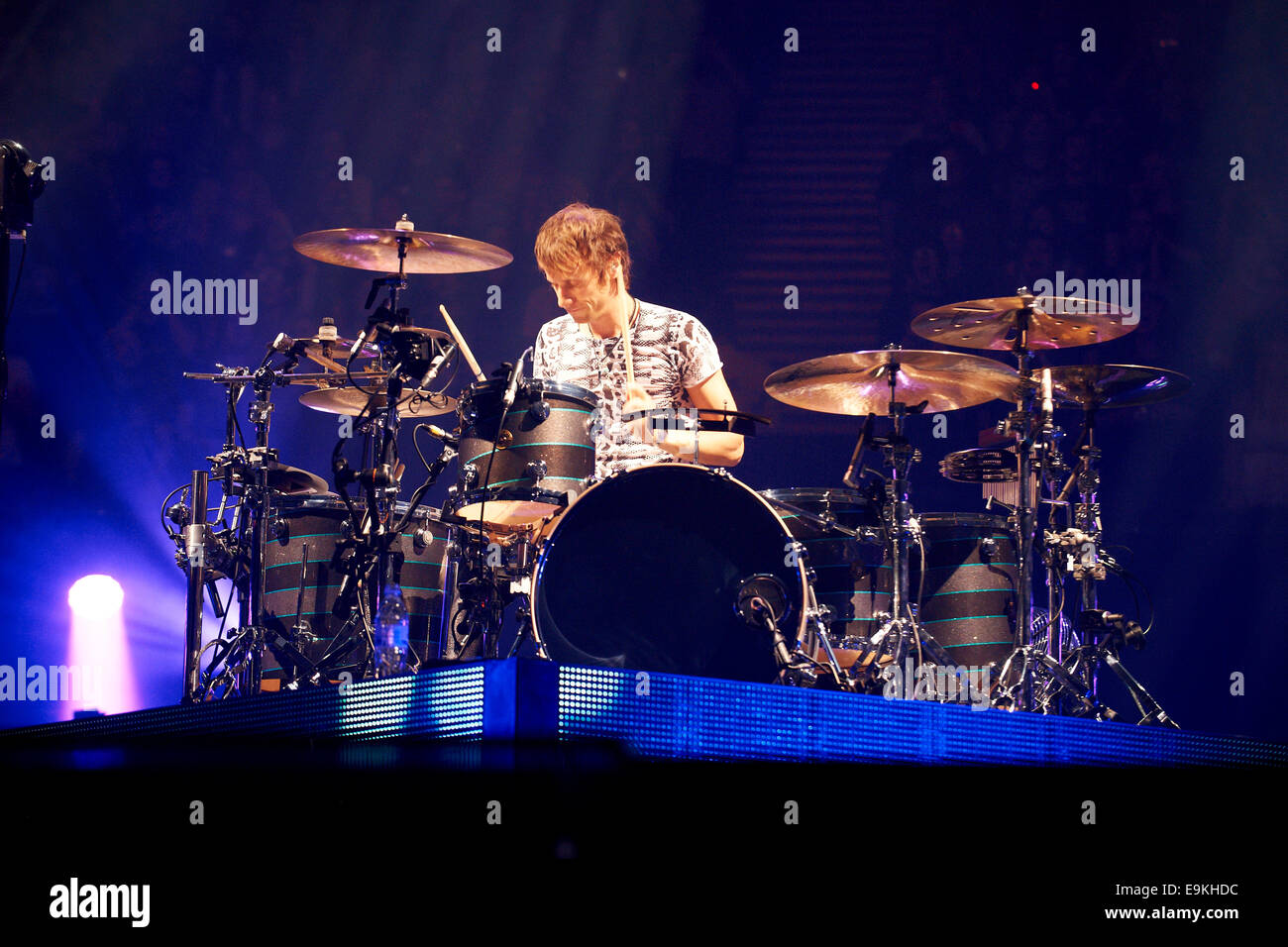 Drummer, Dom Howard of Muse Stock Photo - Alamy