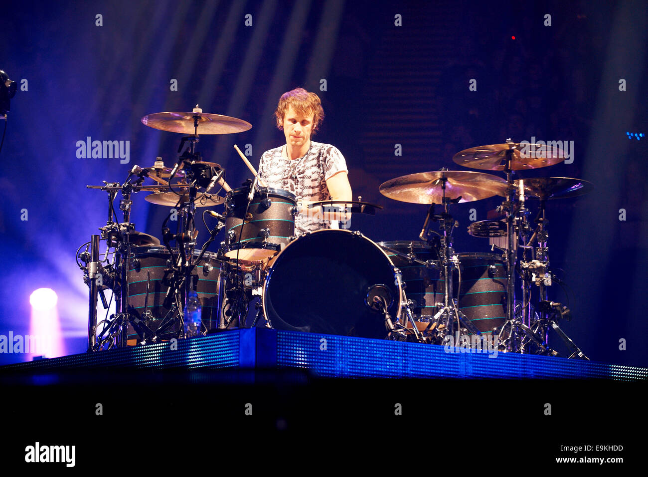 Drummer, Dom Howard of Muse Stock Photo - Alamy