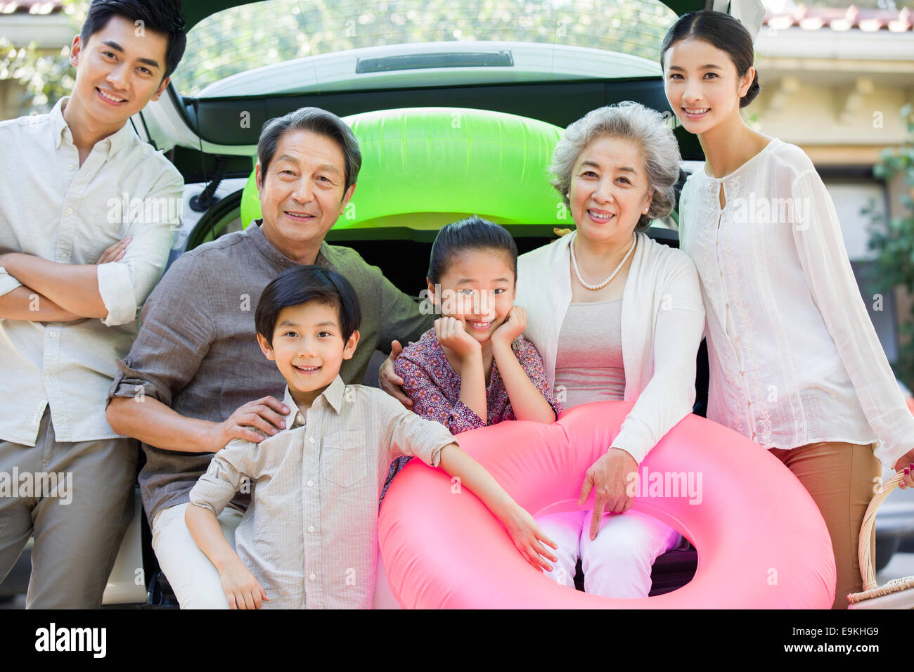 Three generations family Stock Photo - Alamy