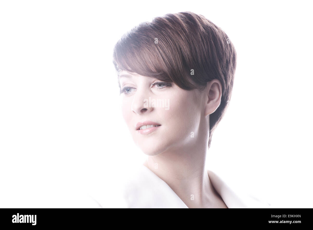 head shots, waist up beauty fashion studio shoot with a female girl ...