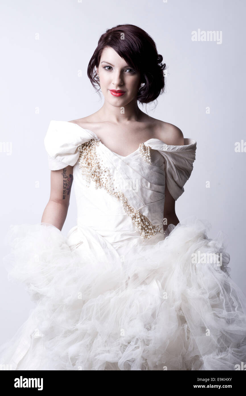 head shots, waist up beauty fashion studio shoot with a female girl ...