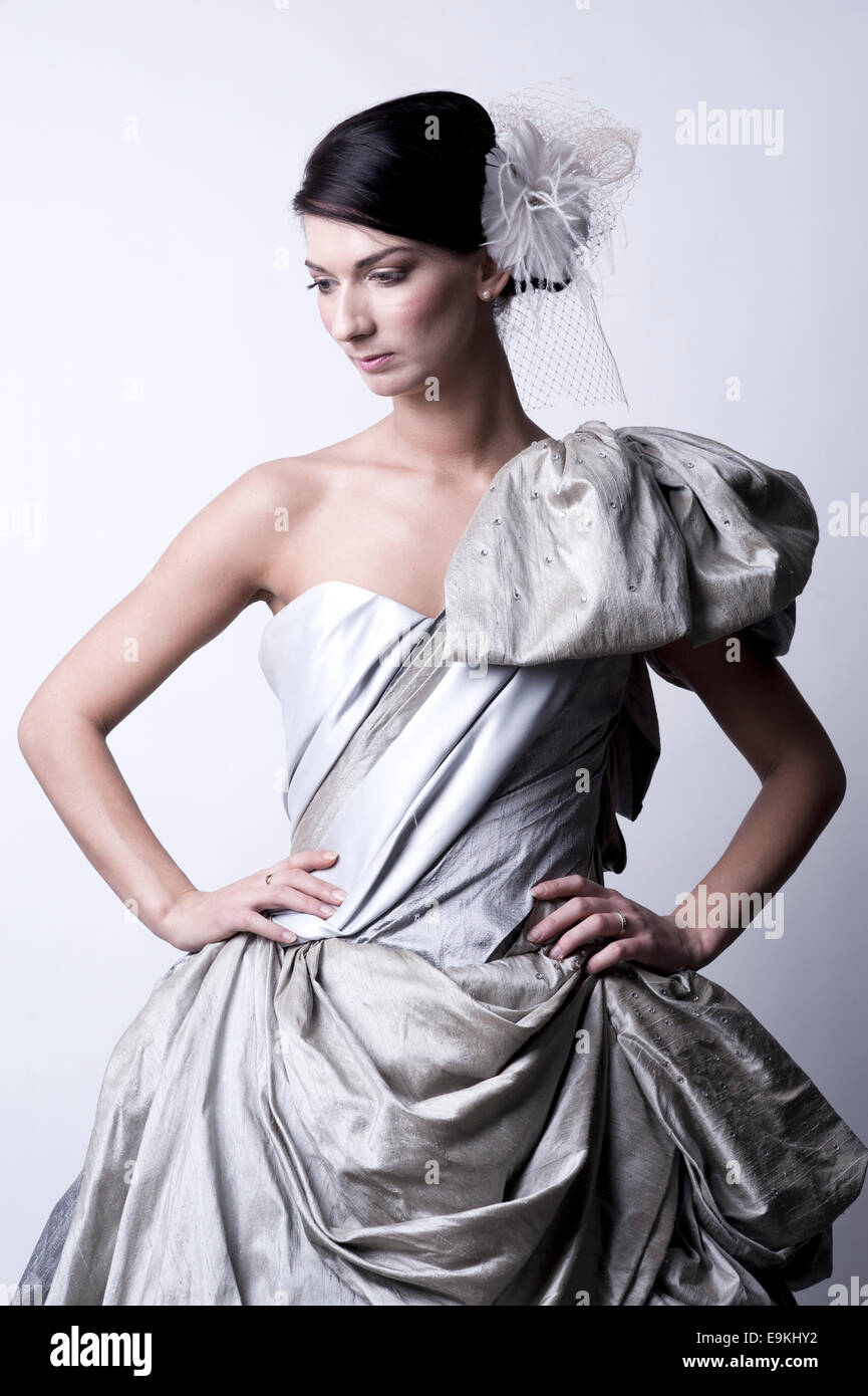 head shots, waist up beauty fashion studio shoot with a female girl ...