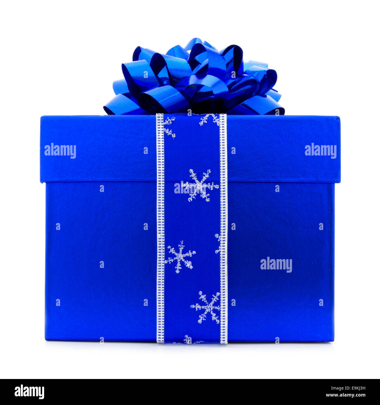 Blue gift box hi-res stock photography and images - Alamy