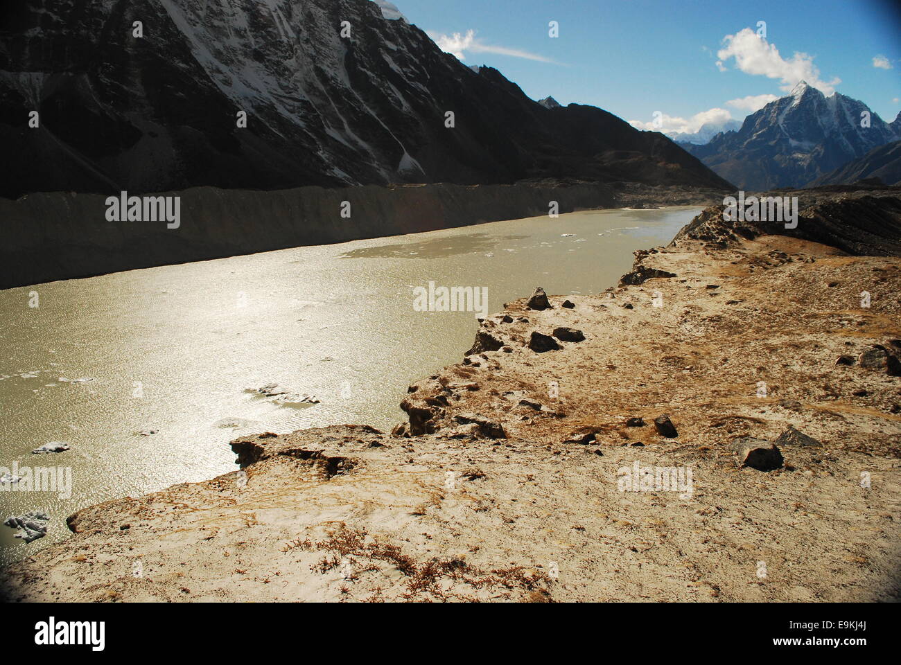 Imja (Island) lake, Everest region, Nepal Stock Photo - Alamy