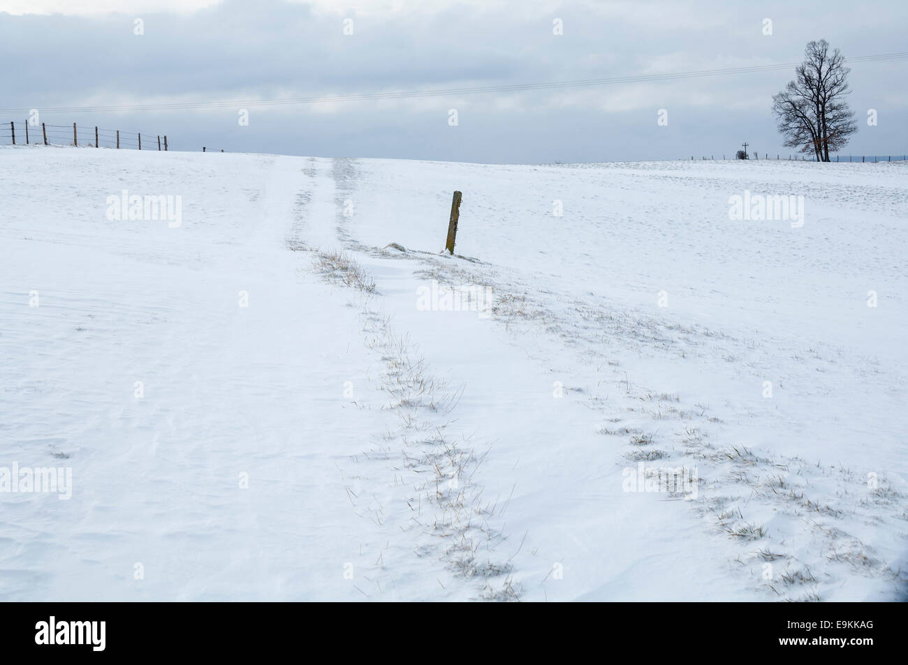 Path - Landscape - Winter! Stock Photo - Alamy