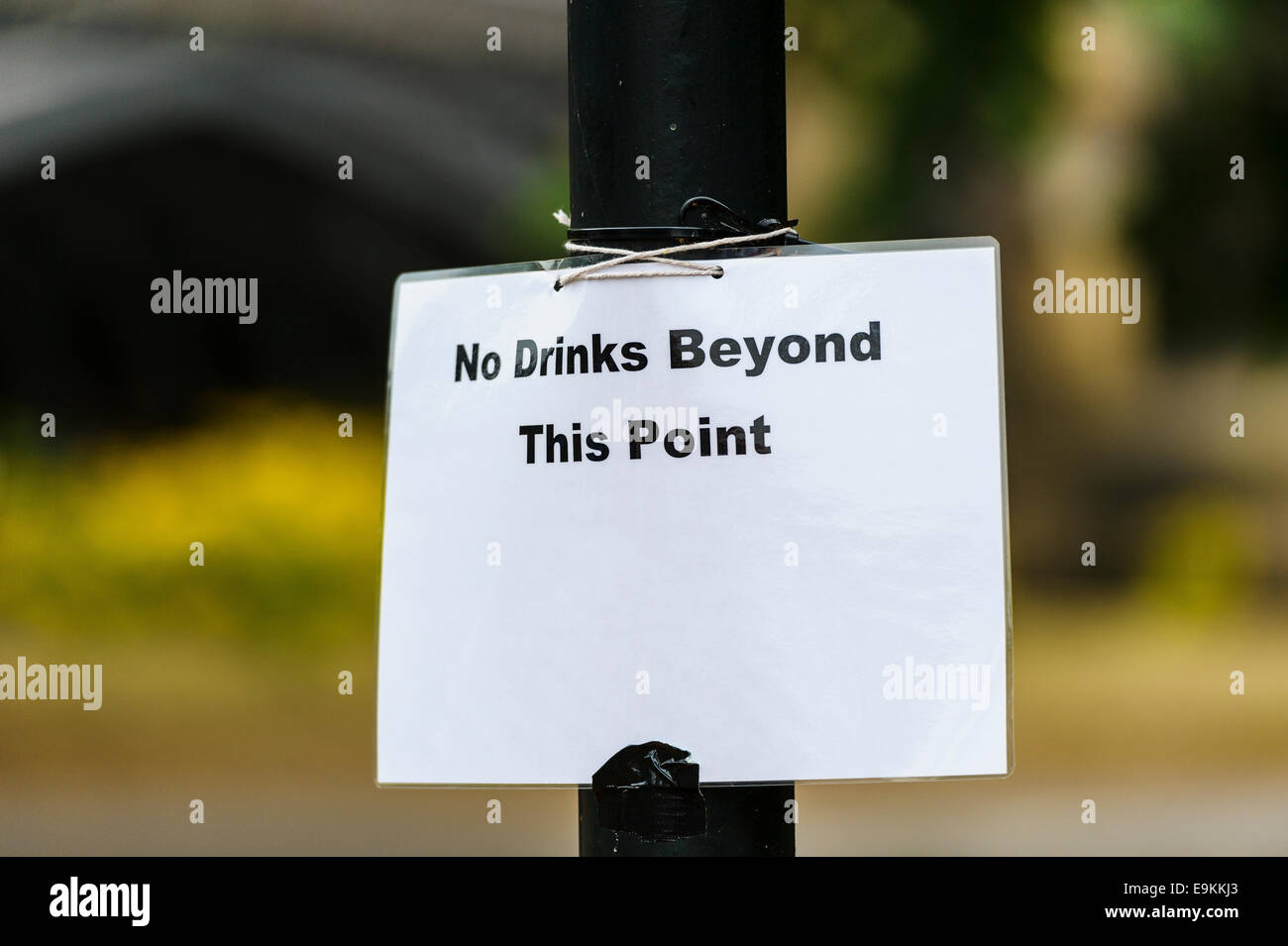 Do not go beyond this point hi-res stock photography and images - Alamy