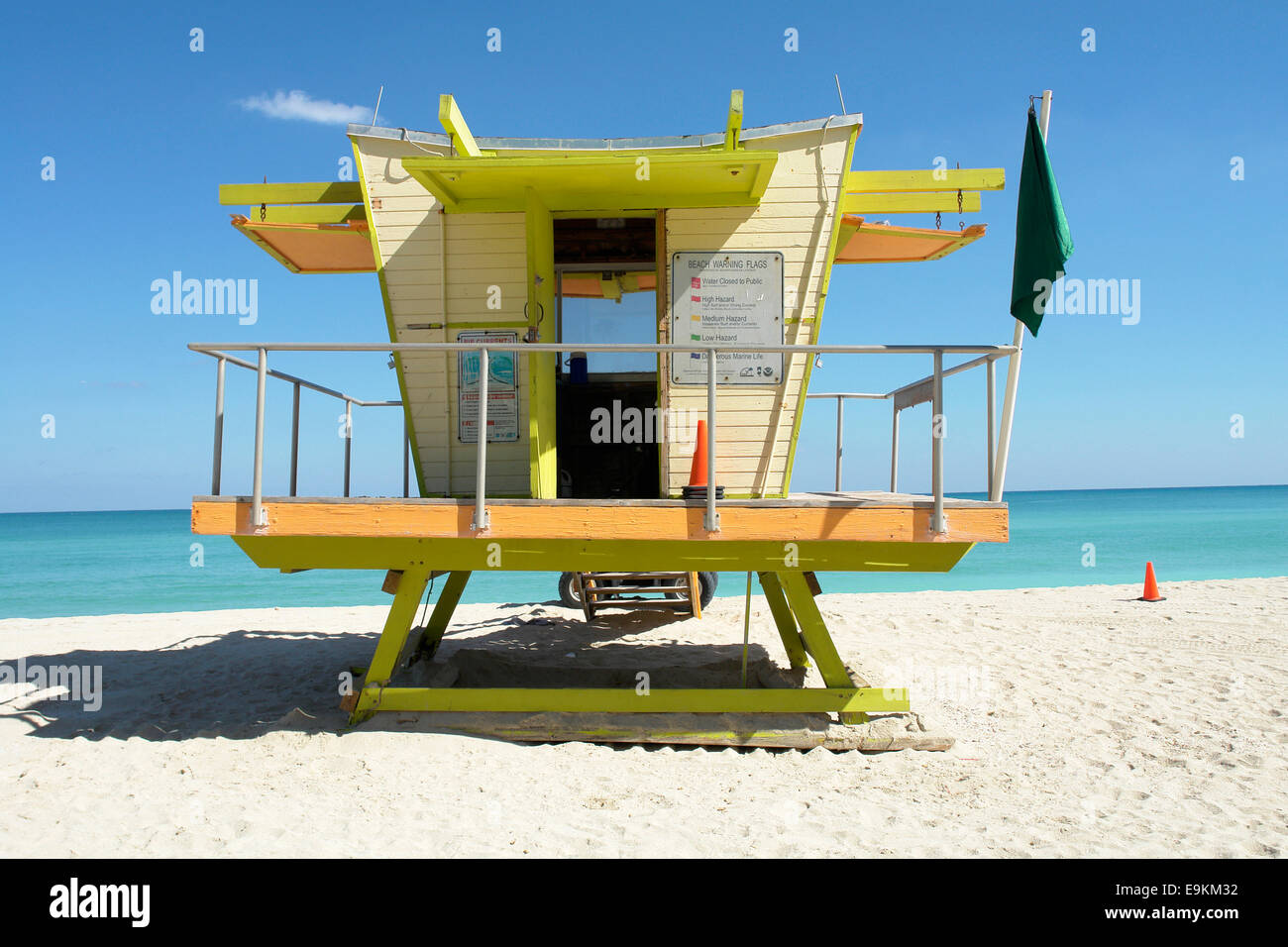 Florida miami beach security guard hi-res stock photography and images ...