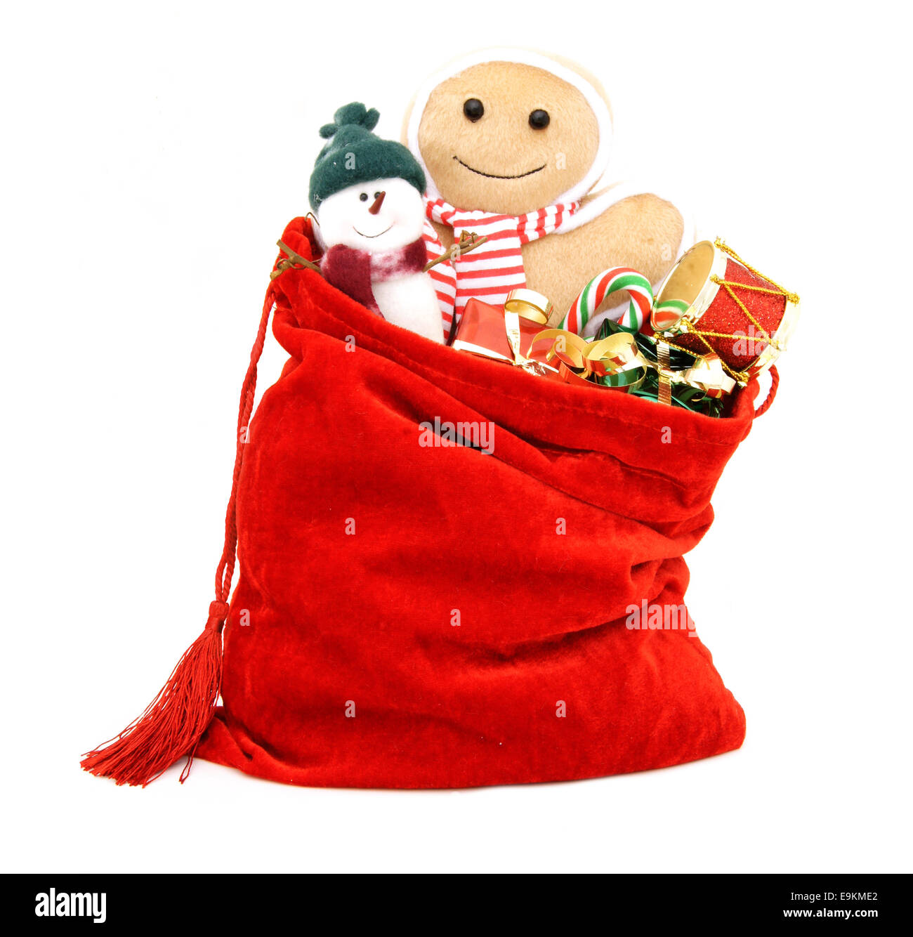 Many toy santas hi-res stock photography and images - Alamy