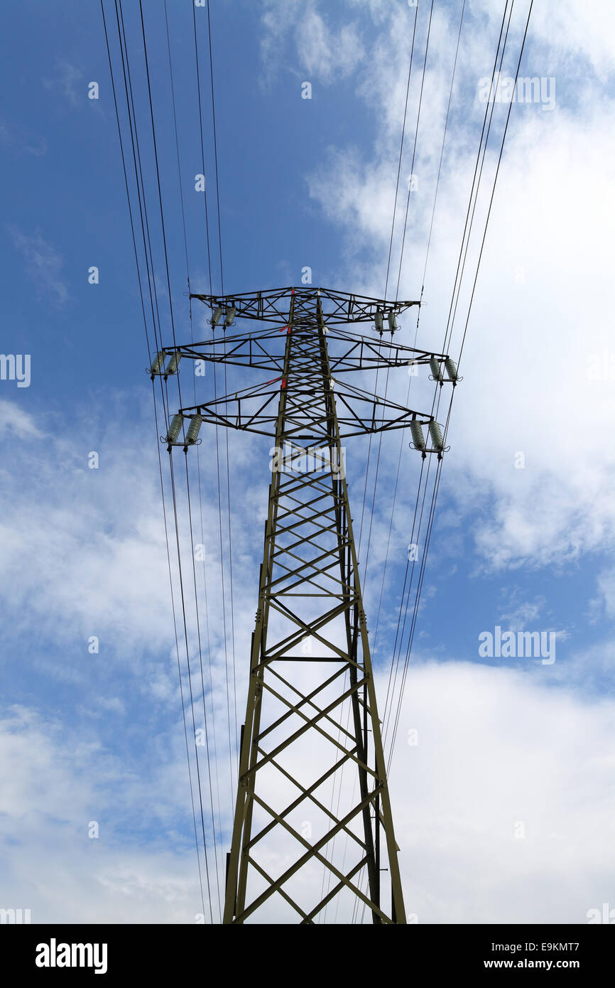 Power transmission line tower hi-res stock photography and images - Alamy