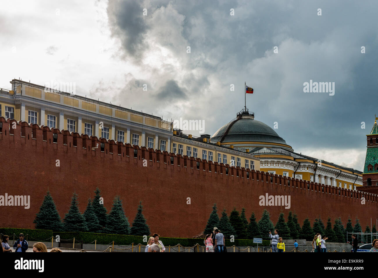 Kremlin in Moscow is the official residence of the President Putin ...