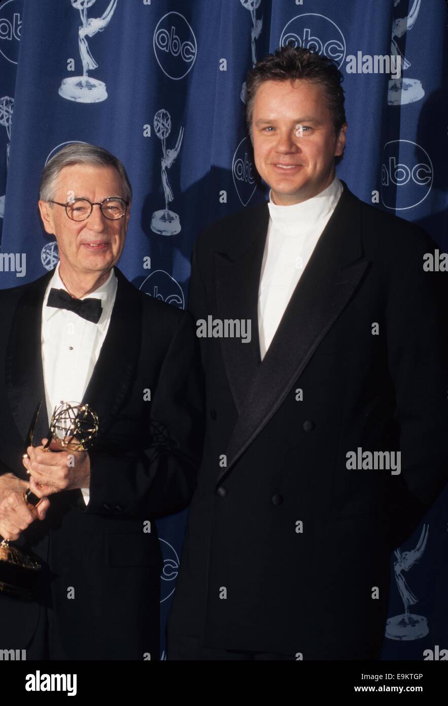 TIM ROBBINS Mr. Rogers at the 24th annual Daytime Emmy Awards , Radio ...