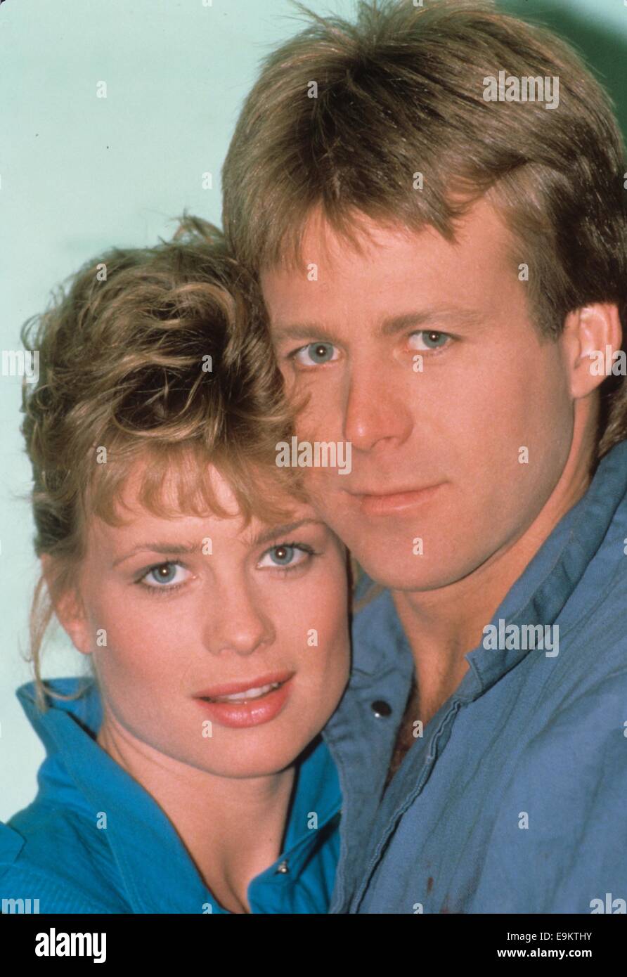 KIN SHRINER with Mary Beth Evans 1985. © Bob V. Noble/Globe Photos/ZUMA ...