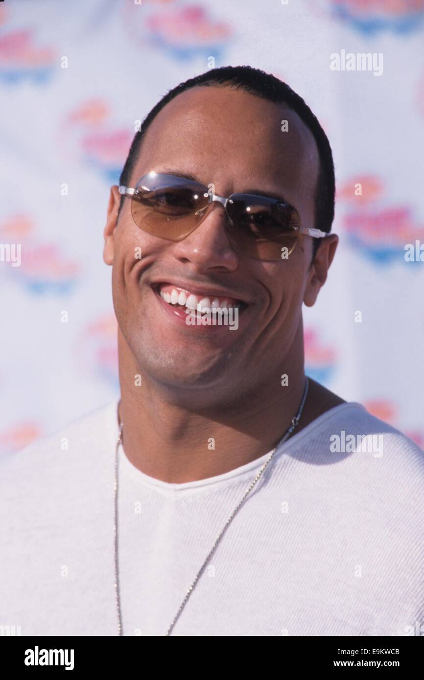 THE ROCK at the 15th annual Kids Choice Awards, Barker Hanger Santa ...