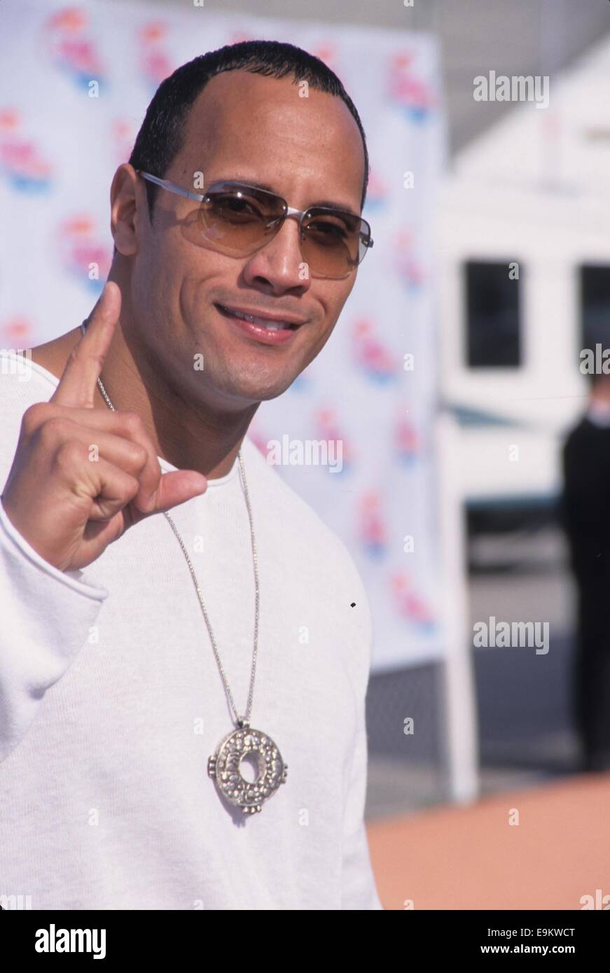 THE ROCK at the 15th annual Kids Choice Awards, Barker Hanger Santa ...