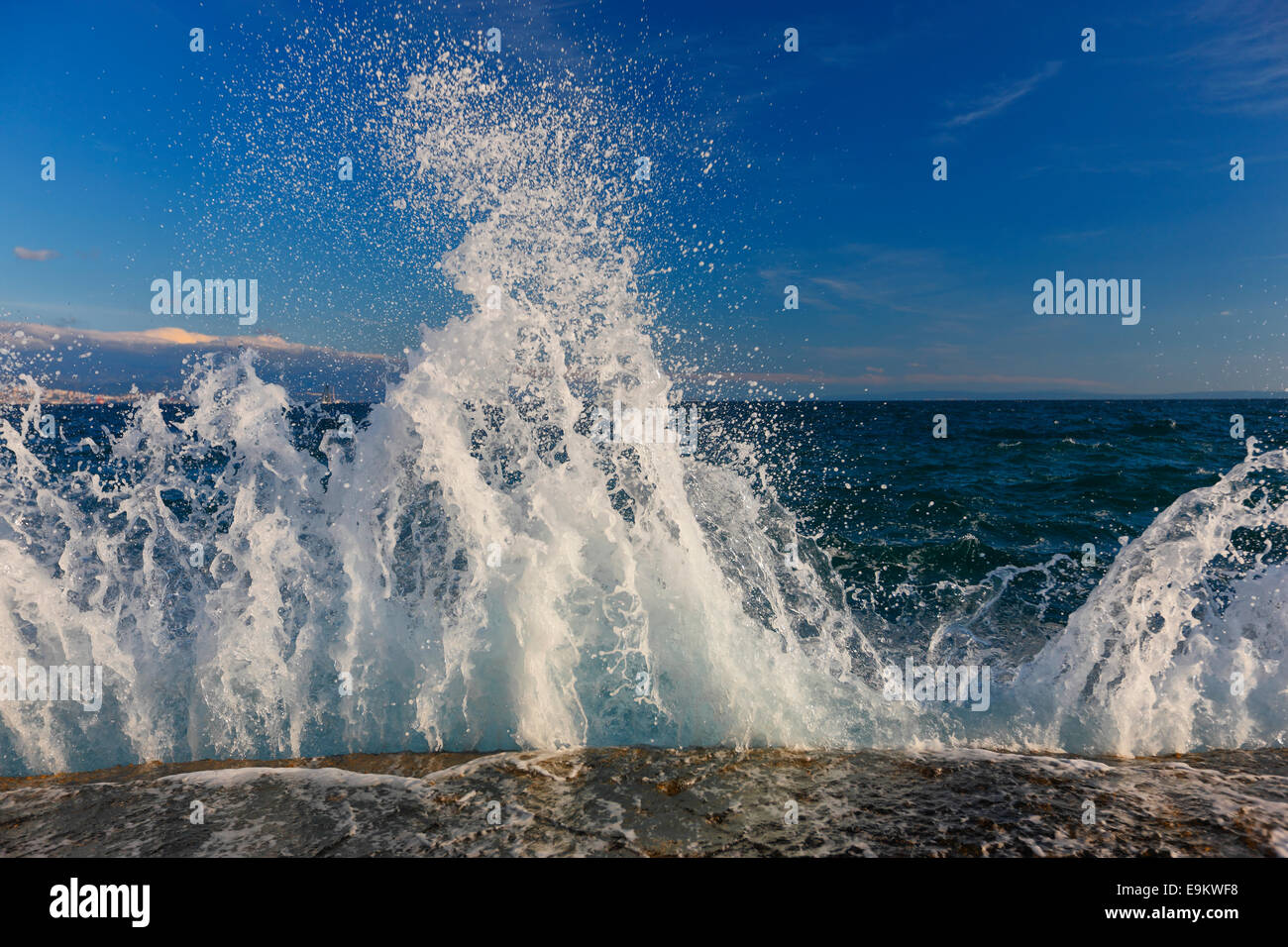 Close up beach waves motion hi-res stock photography and images - Alamy