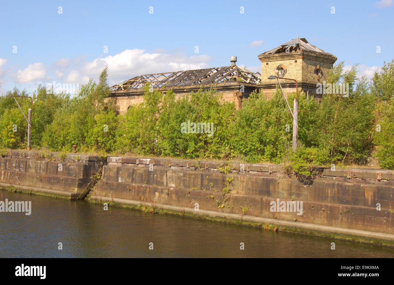 Pump house at Govan Graving Docks in Glasgow, Scotland Stock Photo - Alamy